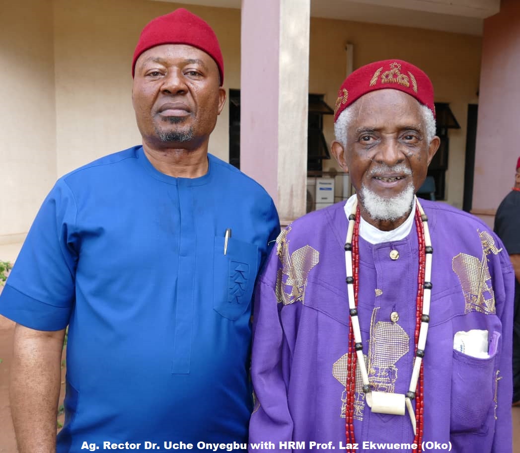 AG. RECTOR PAYS COURTESY VISIT TO THE TRADITIONAL RULERS OF OKO AND ... AG. RECTOR PAYS COURTESY VISIT TO THE TRADITIONAL RULERS OF OKO AND ...