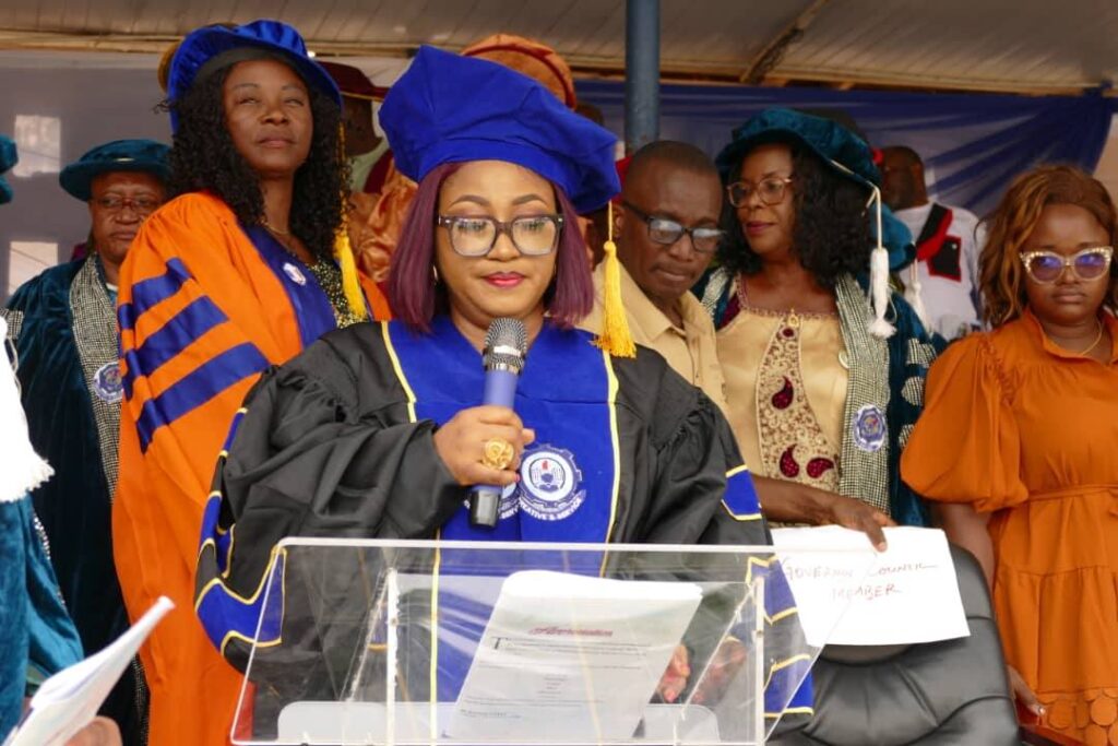 RECTOR, DR. AWUZIE ADMONISHES MATRICULATING STUDENTS OF FEDERAL ...